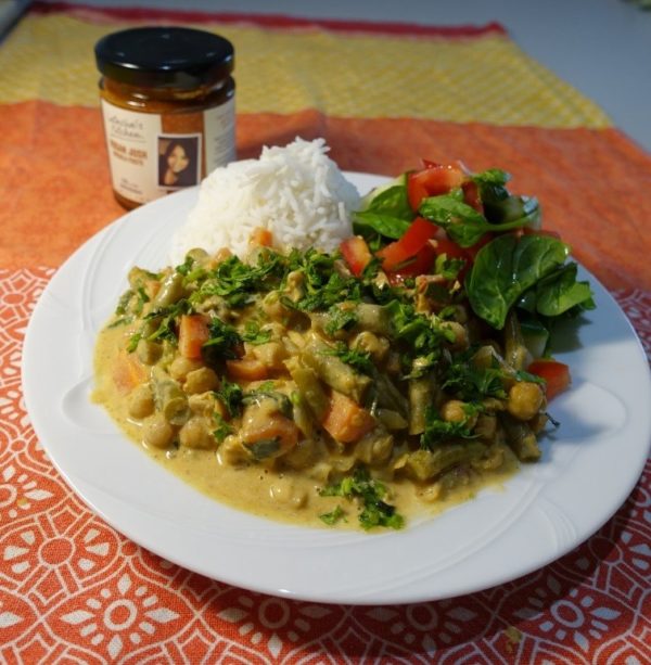 Chickpea Veggie Rogan Josh • Latasha's Kitchen