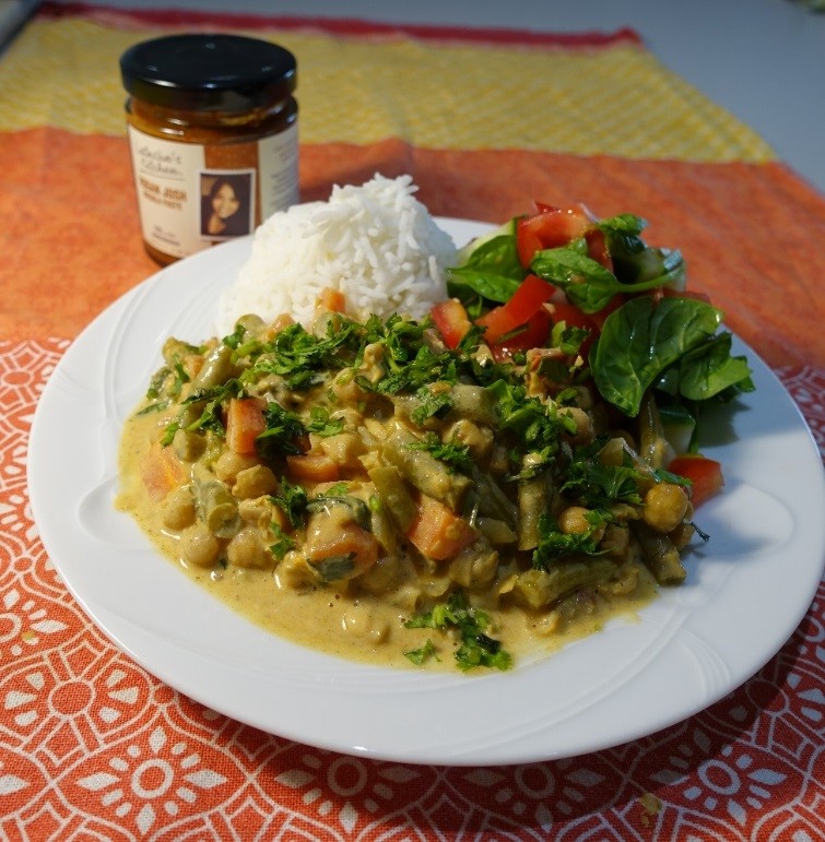 Chickpea Veggie Rogan Josh • Latasha's Kitchen