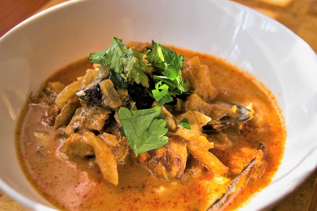 Coconut Fish and Zucchini Turmeric Curry • Latasha's Kitchen